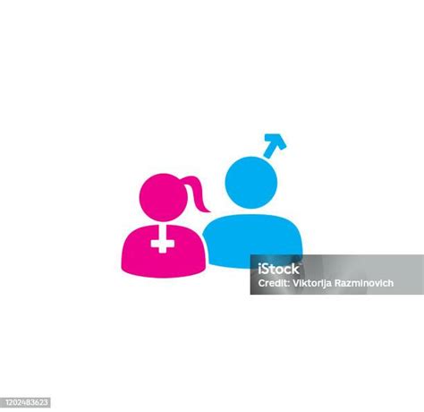 Ikon Terkait Gender Di Latar Belakang Untuk Desain Grafis Dan Web