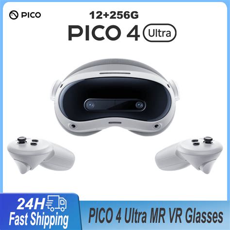 Pico 4 Ultra Mr 3d แว่นตา Vr ไร้สาย 6dof Virtual Reality 4k สําหรับ Steam เกมเล่น 256g Vr ชุดหู