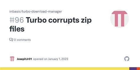 Turbo Corrupts Zip Files · Issue 96 · Inbasicturbo Download Manager