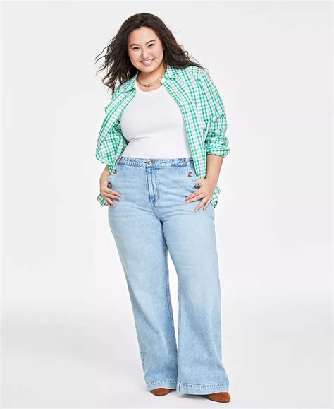 On 34th Sailor Wide Leg Jeans Cut Range