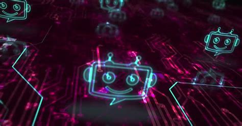 Chatbot Ai Online Assistant Support Symbols Loop Cyber Concept
