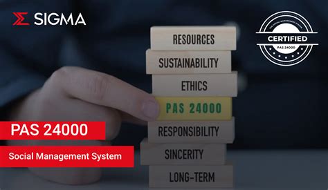 Sigma Achieves Pas 24000 Certification