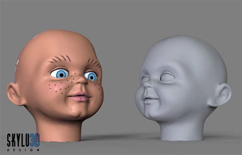 Chucky Doll Head 3d Printable Model Ubicaciondepersonascdmxgobmx