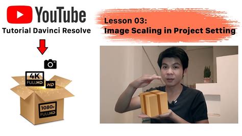 Davinci Resolve Lesson 3 Image Scaling In Project Setting Davinci Resolve Youtube