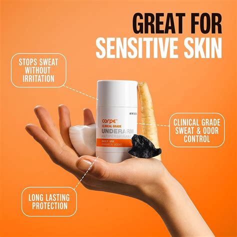 Carpe Clinical Strength Deodorant Antiperspirant Stick Combat