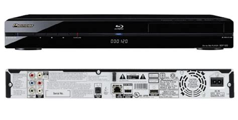 Pioneer BDP 120 Region Free Blu Ray Player World Import