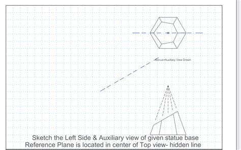 Please Draw The Missing Left Side View And Isometric Chegg