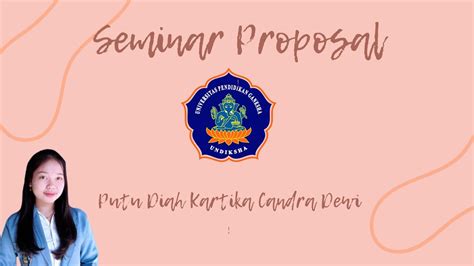 Cara Membuat Ppt Seminar Proposal Template Gratis Youtube