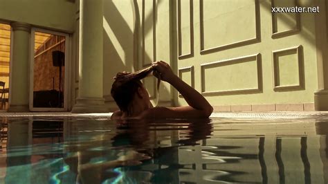Serbian Beauty Swims Naked Underwater