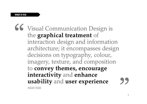 Visual Communication Design Process