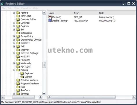 mengatasi task manager has been disabled by your administrator di