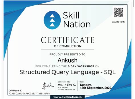 Ankush Bansal On Linkedin Skillnation Skillup Moretogo Sql