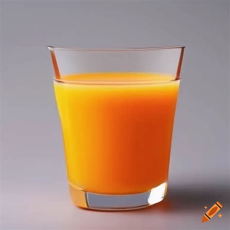 Glass Of Orange Juice Drawing