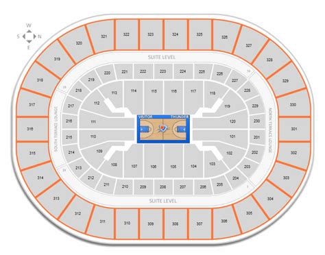 Paycom Center Seating