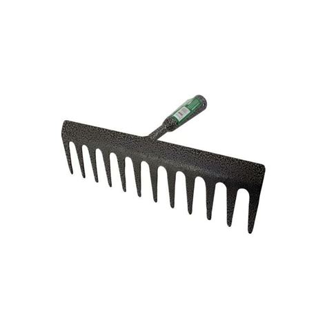 12 Tooth Teeth Replacement Rake Head Garden Lawn Leaf Leaves Metal Carbon Steel Garden