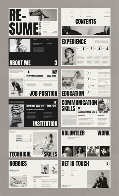 The Perfect CV Resume Portfolio Screen Presentation Template For Creatives Graphic Design