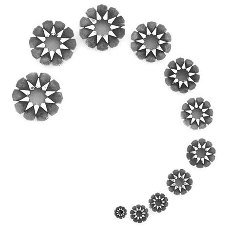 Moroccan Tunnels 6 Gauge To 1 Inch Sterling Silver Or Brass Tunnels