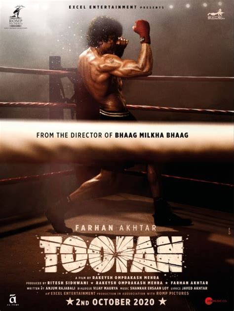 Toofan Movie First Look Poster Out Farhan Akhtar Seen In Boxing Ring