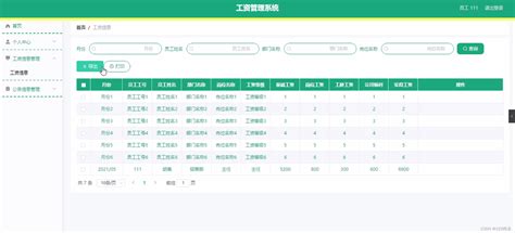 java毕设项目工资管理系统（vue mybatis maven mysql sprnig springmvc） 基于vue的工资管理系统
