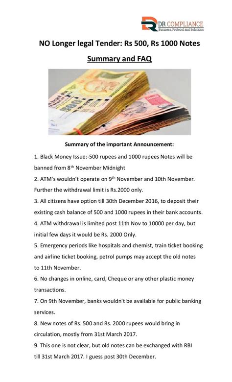 No Longer Legal Tender