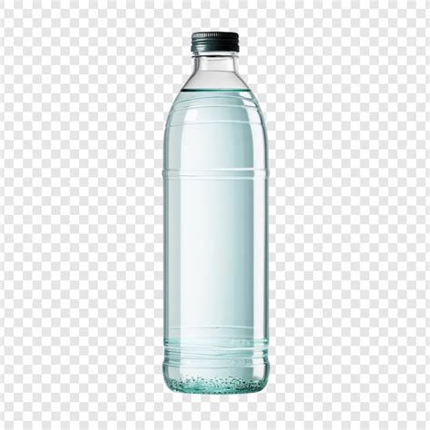 투명한 배경에 고립된 물병 Ai 생성 Psd