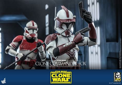 Star Wars The Clone Wars 1 6 Clone Commander Fox Figure R Hottoys