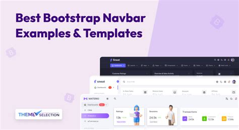 10 Inspiring Bootstrap Navbar Template With Examples Themeselection