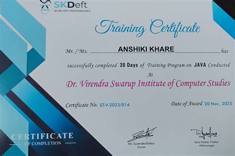 Anshiki Khare On Linkedin Java