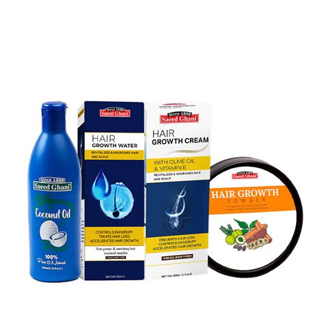 Buy Saeed Ghani Hair Growth Bundle Online In Pakistan Shopaholicpk