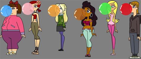Total Drama Revenge Of The Island Girls Gum By Mrentertainment On Deviantart