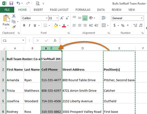 How To Insert Delete Move And Hide Or Unhide Rows And Columns In MS