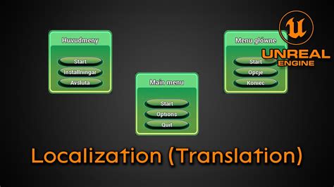 Localization Translation Unreal Engine 5 Beginner Tutorial Youtube