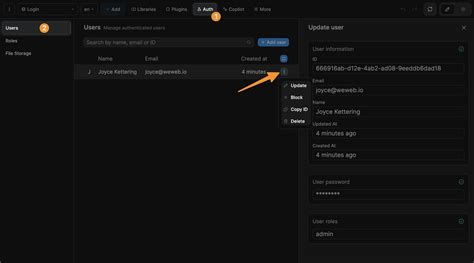 Weweb Authentication Documentation