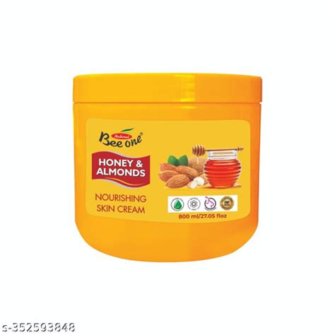 Bee One Almond Massage Cream 800 Ml For Skin Brightening And Fairness