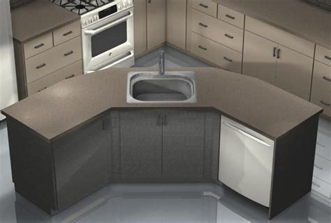 Kitchen Island Configurations Angular Islands Kitchen Island With
