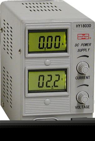 New Variable Dc Power Supply 0 18V 0 3A Mastech HY1803D