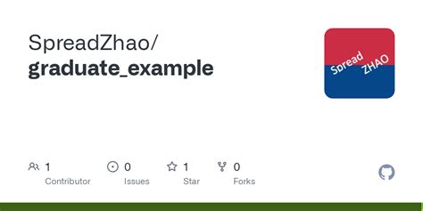 Github Spreadzhaograduateexample