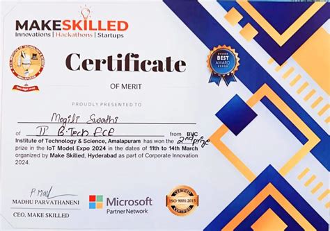 Swathi Mogili On Linkedin Bvcits Makeskilled Iot Skillbuilding Learning Makeskilled Bvcits