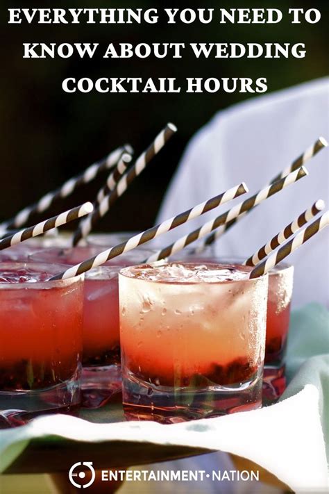 Everything You Need To Know About Wedding Cocktail Hours Wedding
