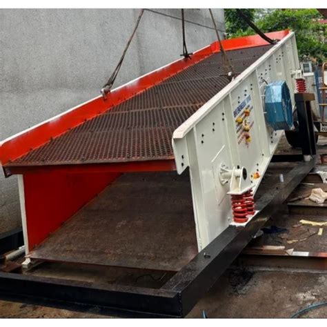 Linear Stainless Steel Vibrator Screening Machine Capacitytonhr 80