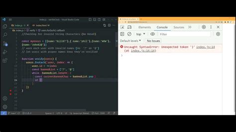 Javascript Checking Invalid String Characters In Strings And Arrays No