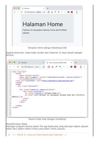 Laravel View Dan Blade Pdf
