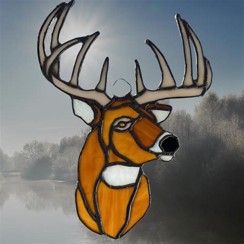 Glass Deer Etsy