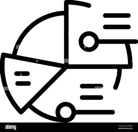 Dashboard Data Icon Outline Vector Graph Chart Market Report Stock