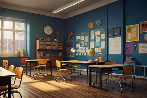 Classroom With An Innovation Corner Premium Ai Generated Image