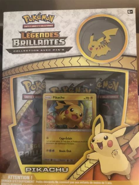 POKEMON COFFRET LÉGENDES Brillantes Pikachu SL 3 5 Scellé Francais EUR