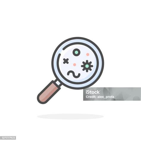 病毒研究圖示在填充輪廓樣式向量圖形及更多互聯網圖片 互聯網 健保和醫療 傳染病 Istock