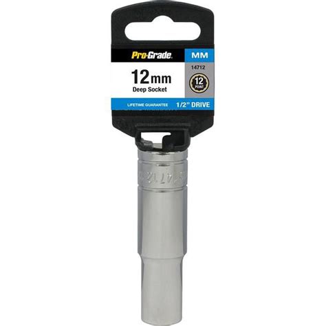 Pro Grade 14712 05 In Drive X 12 Mm 12 Point Deep Socket