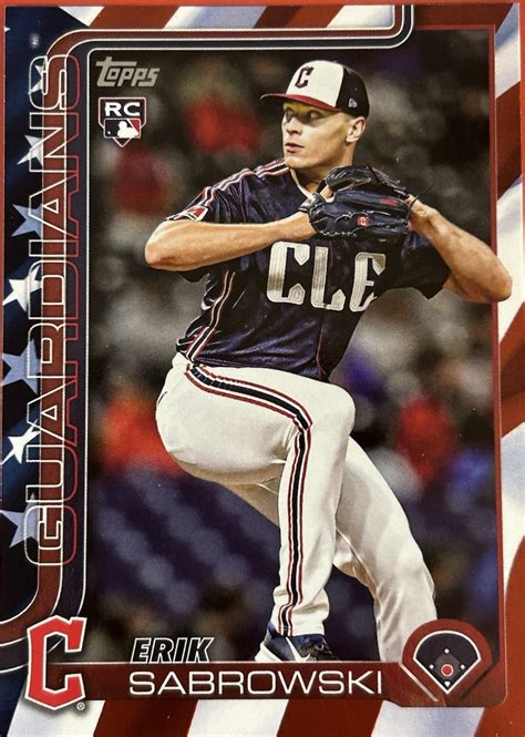2025 Topps Update Series Erik Sabrowski Us284 Independence Day 76