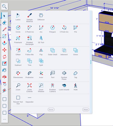 Sketchup For Web S Expanded Toolset Sketchup Help